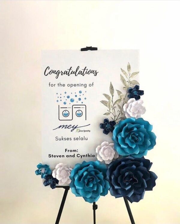 Paper Flower Board - Congratulation 11 - Pesan Online & Delivery ...
