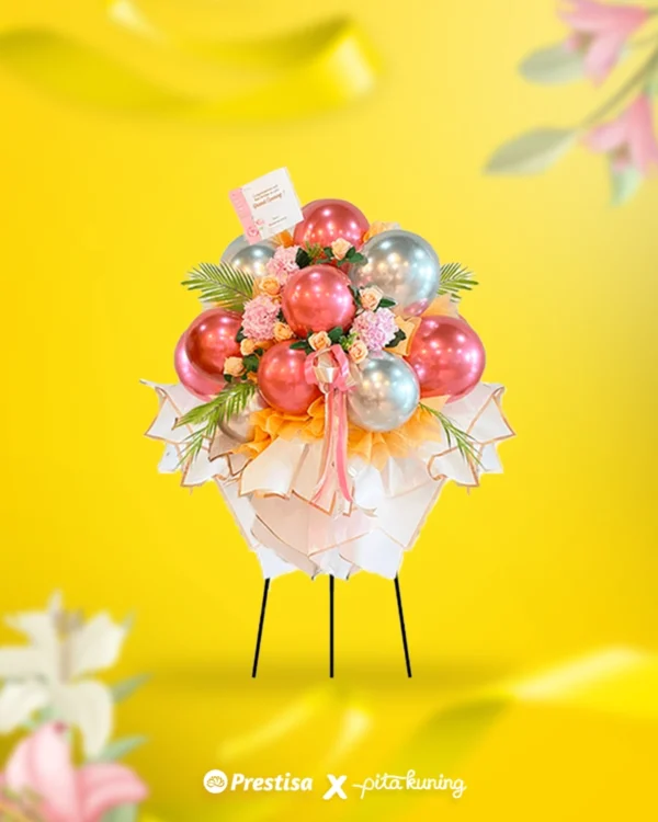 Standing Flower Congratulation - Pita Kuning - 01 - Pesan Online ...